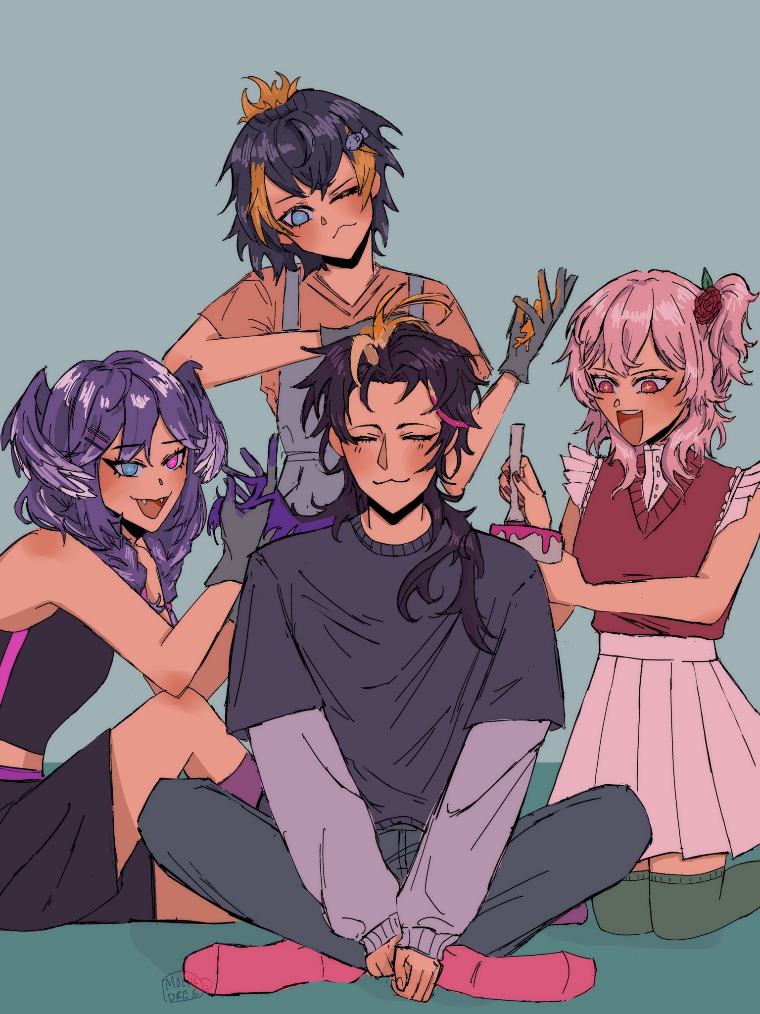 mochadree nijisanji petra gurin rosemi lovelock selen tatsuki shu yamino heterochromia nijisanji ...